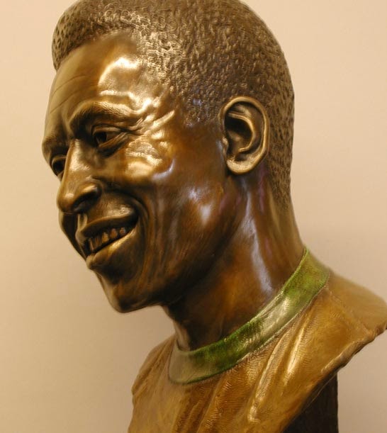 Sir PELÉ, THE KING OF FOOTBALL: Pelé, bustos e estatuetas