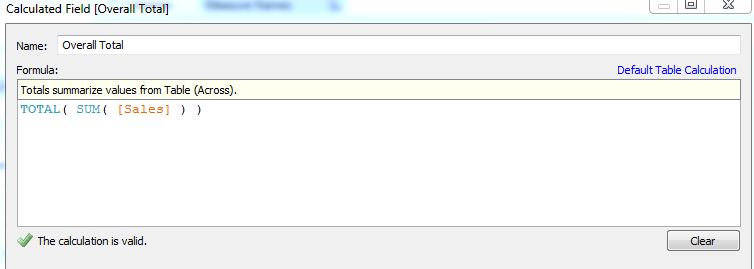 Breaking BI: Working with Window Calculations and TOTAL() in Tableau
