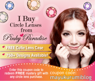 ~Circle Lenses~ Geo Tri Color Violet - Mayu Kurumi Blog