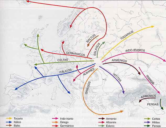 Individuo-Sociedad-Cultura-Espacio: Las lenguas indoeuropeas