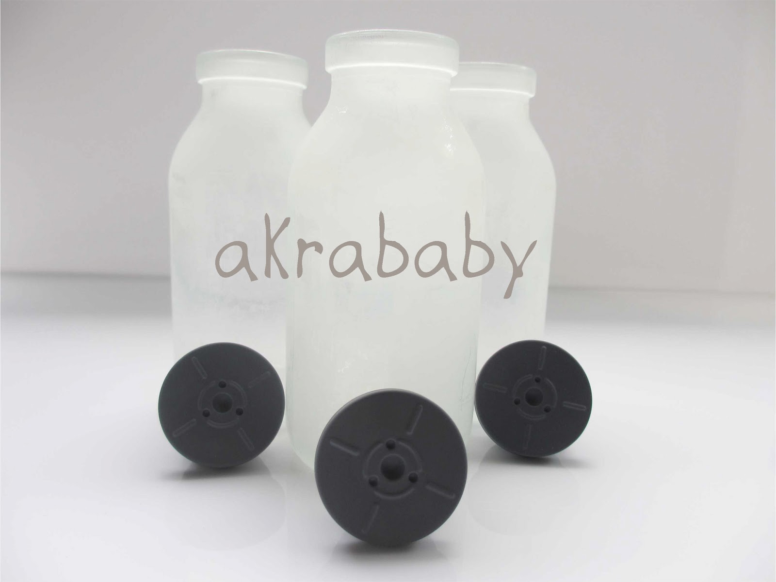 BOTOL ASI SURABAYA: Botol Asi Kaca - Tutup Karet 100 ml BARU