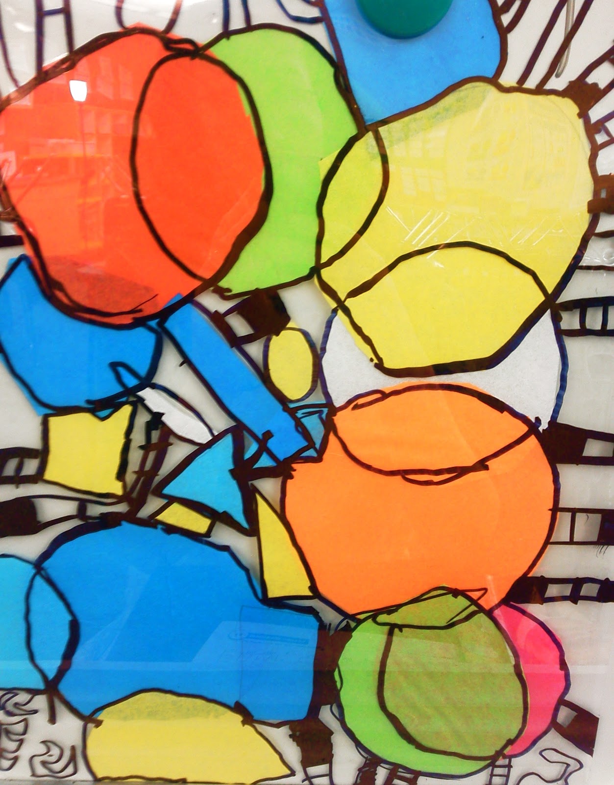 candice ashment art: DIY Stained Glass with TISSUE PAPER - 2nd Grade ...