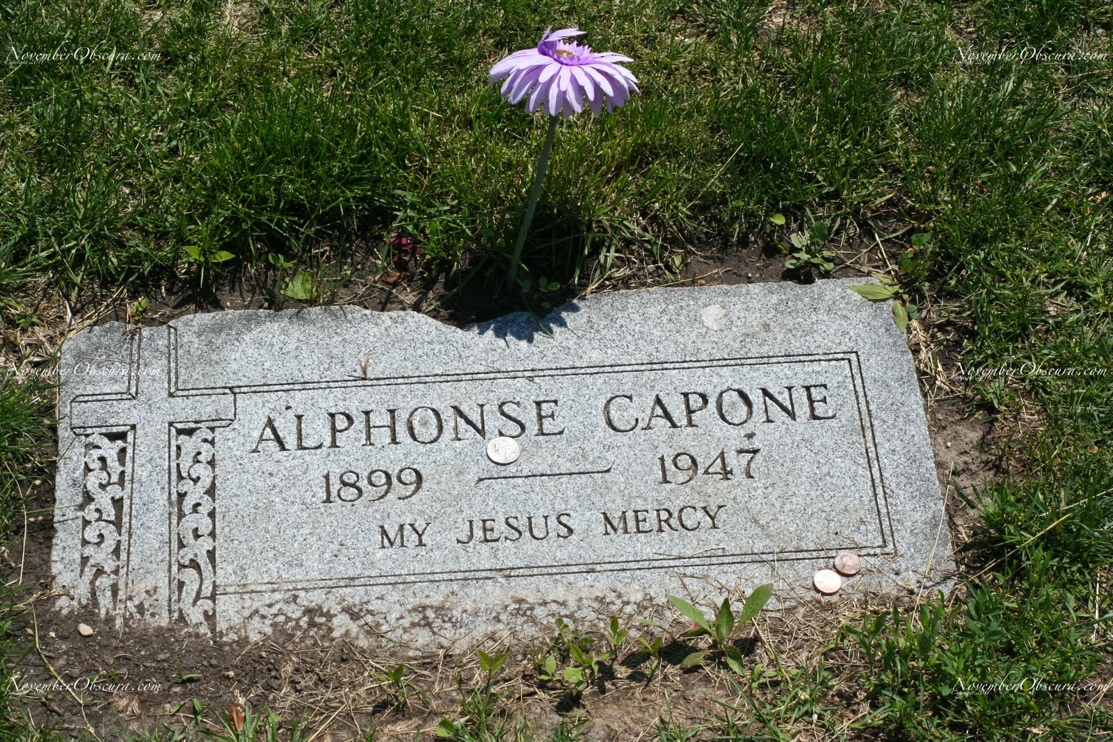 November Obscura: Mount Carmel Cemetery, Chicago- Al Capone