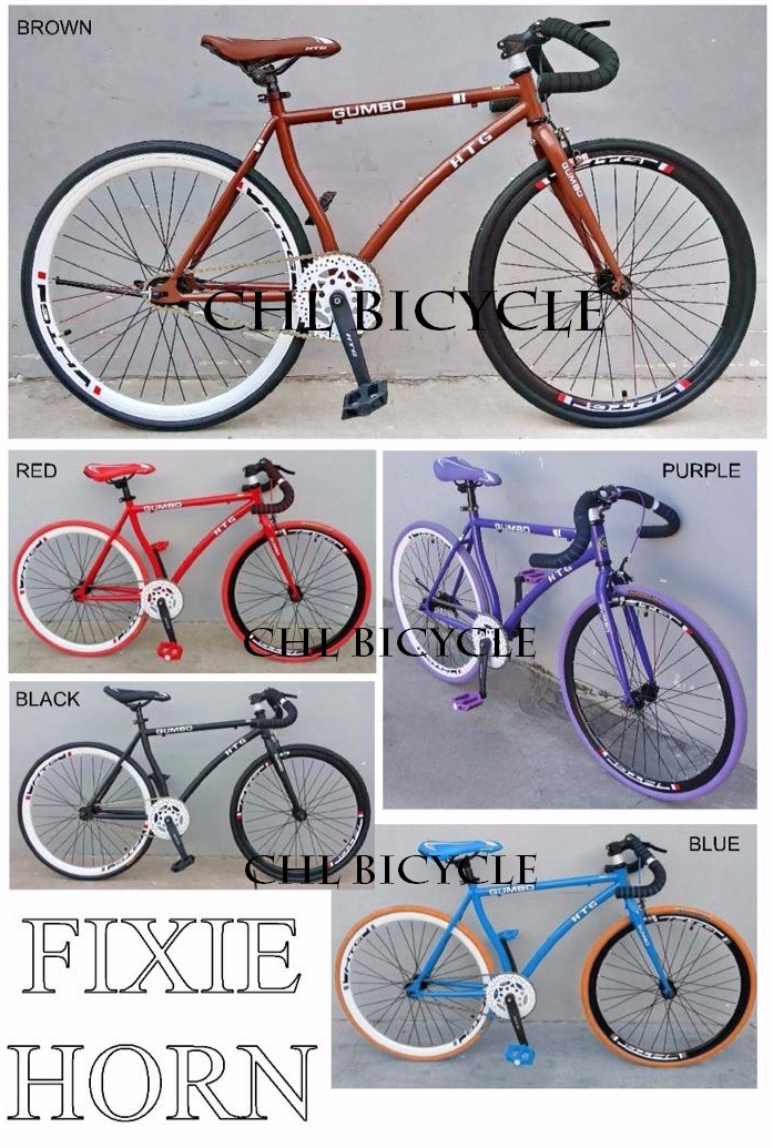 CHOO HO LEONG (CHL) Bicycle: 24" HTG Gumbo Dropbar Fixed Gear Bikes