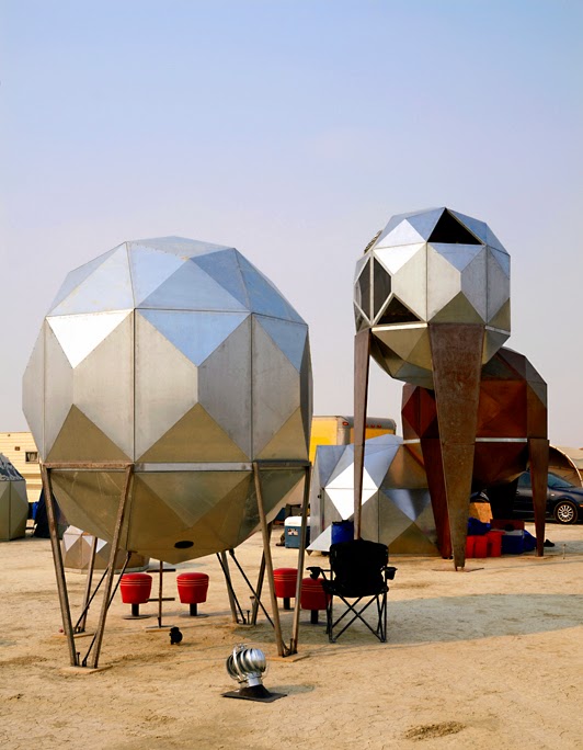 This is Black Rock City: 3/ The Golden Rebars Awards 1/ Metal Pods Village