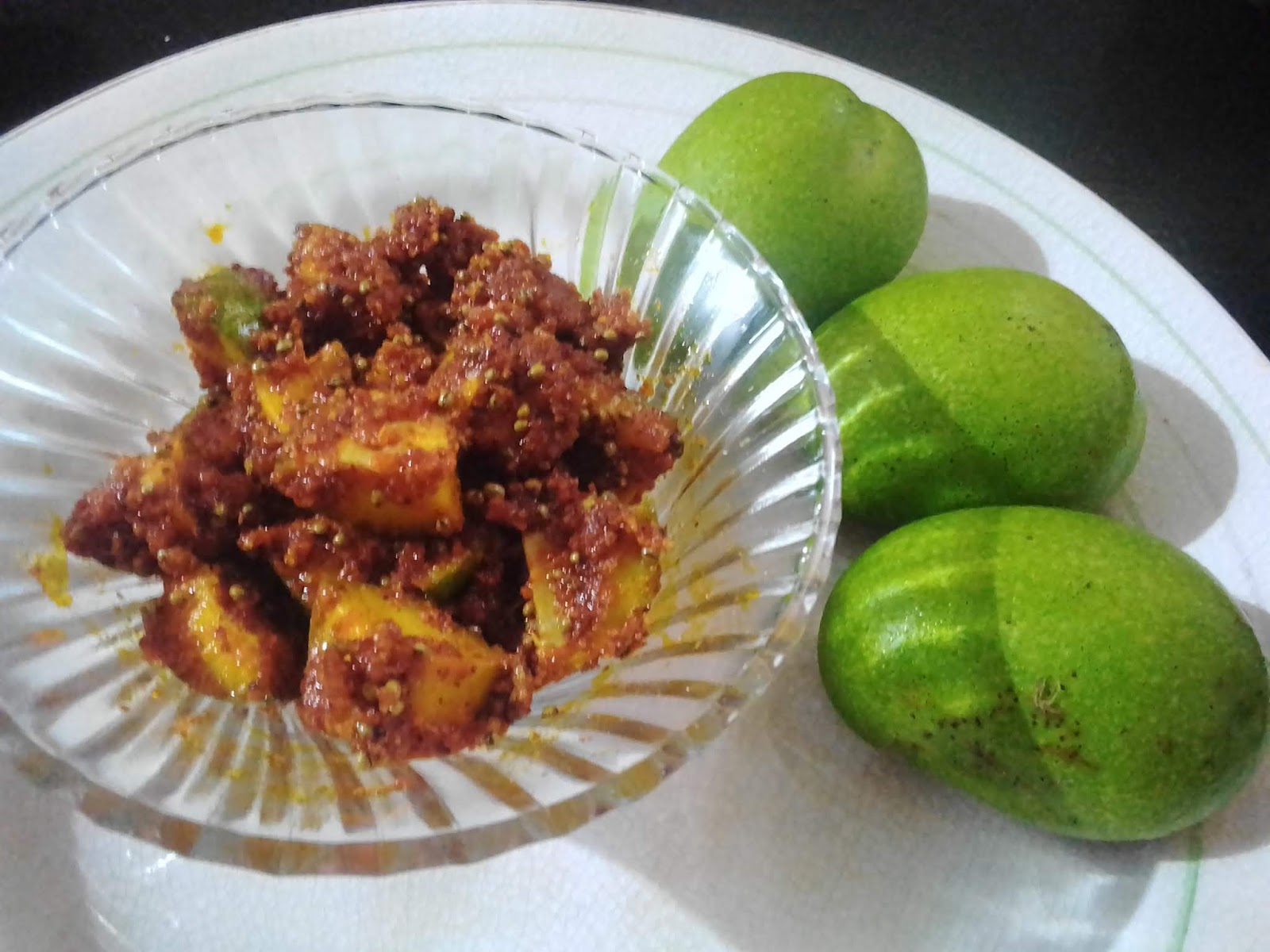 Amleche lonche- instant raw mango pickle
