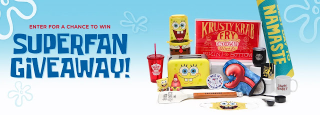 NickALive!: The SpongeBob Shop Launches the SpongeBob Superfan Giveaway