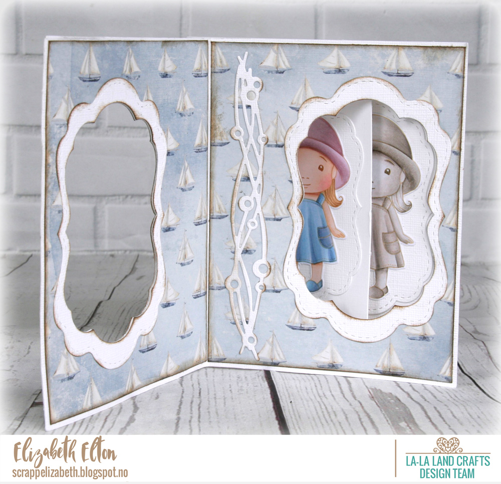 Cardville- Cards by Elizabeth: DT La- La Land Crafts: Moving parts