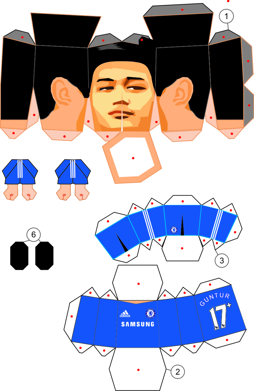 papercraft bagus, guntur, hestu