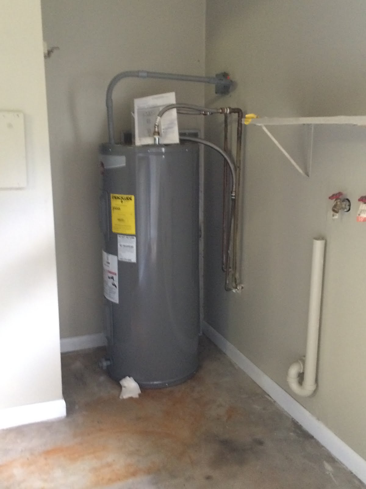 Perfectly Amusing: Laundry/ water heater/ Bar