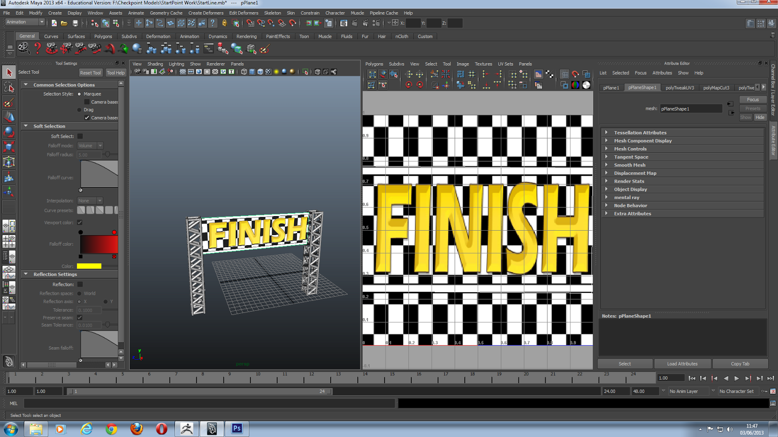 Final Major Project: May 2013