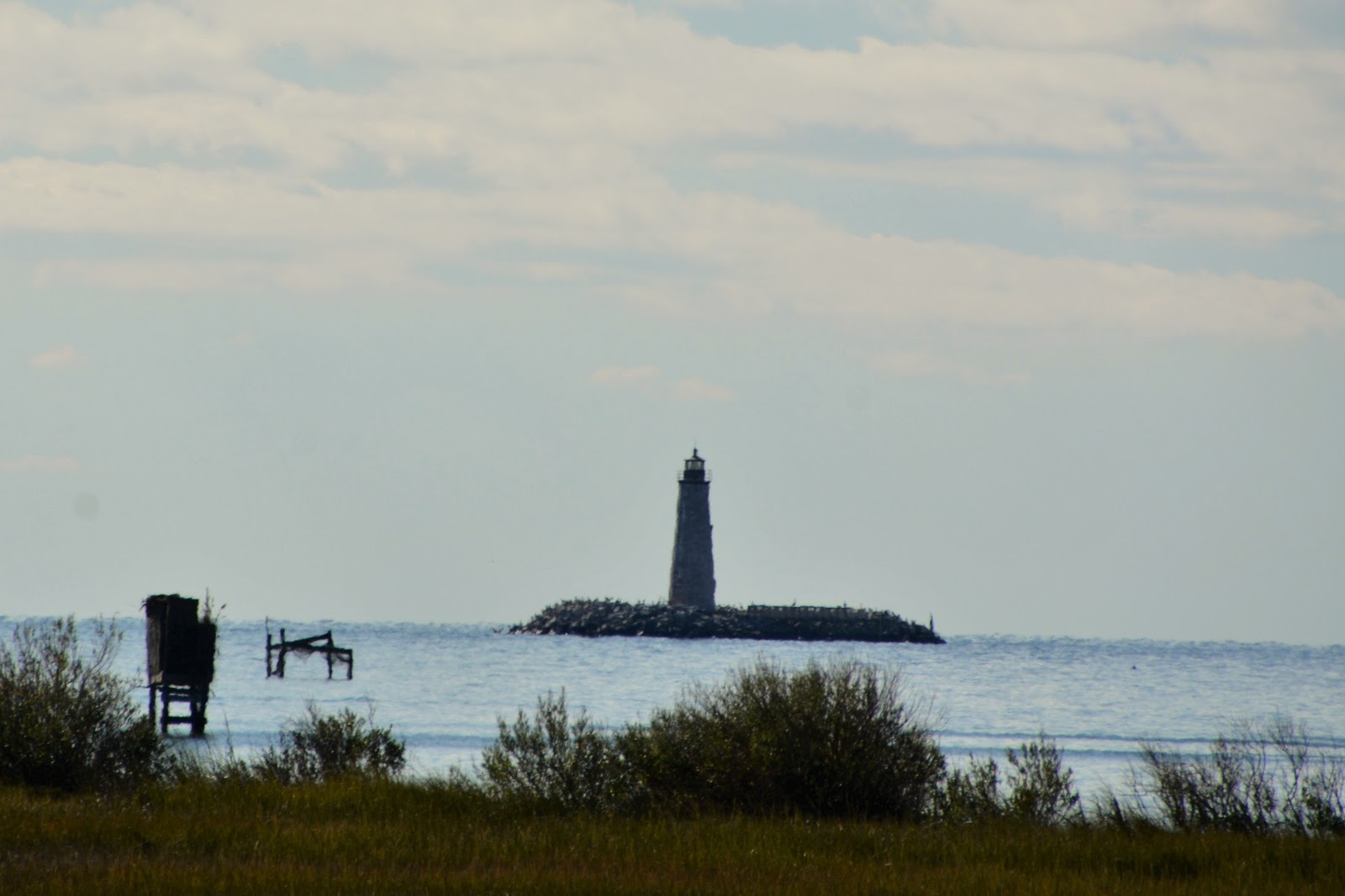 WC-LIGHTHOUSES: NEW POINT COMFORT LIGHTHOUSE - MOBJACK BAY, VIRGINIA