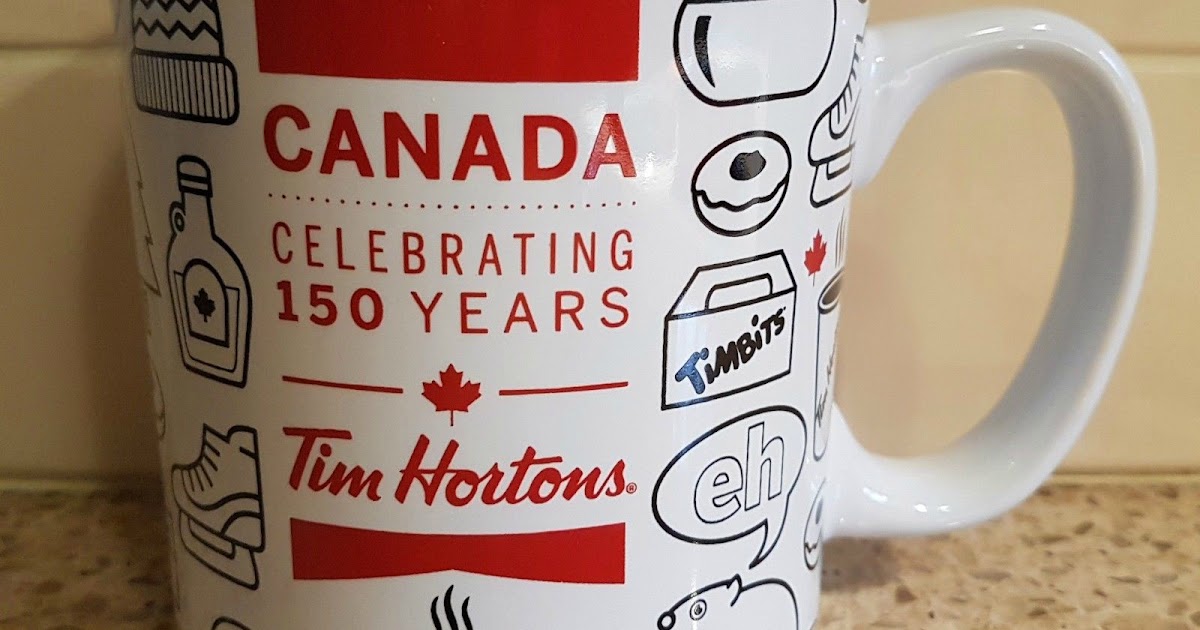 Treasures By Brenda: Tim Hortons Canada Celebrating 150 Years Coffee Mug