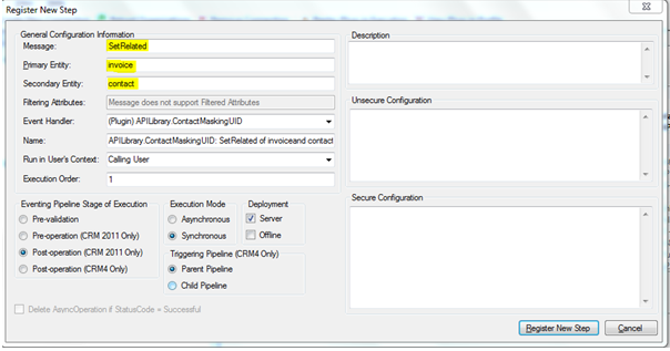 Bhoopathi Goud K: MS CRM :: Secondary Entity in Plugin Registration Tool, Why NONE