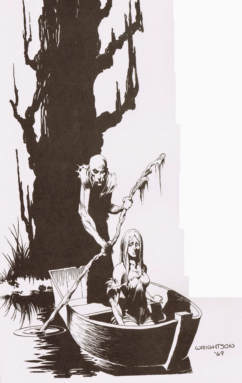 Cap'n's Comics: On The River Styx by Berni Wrightson