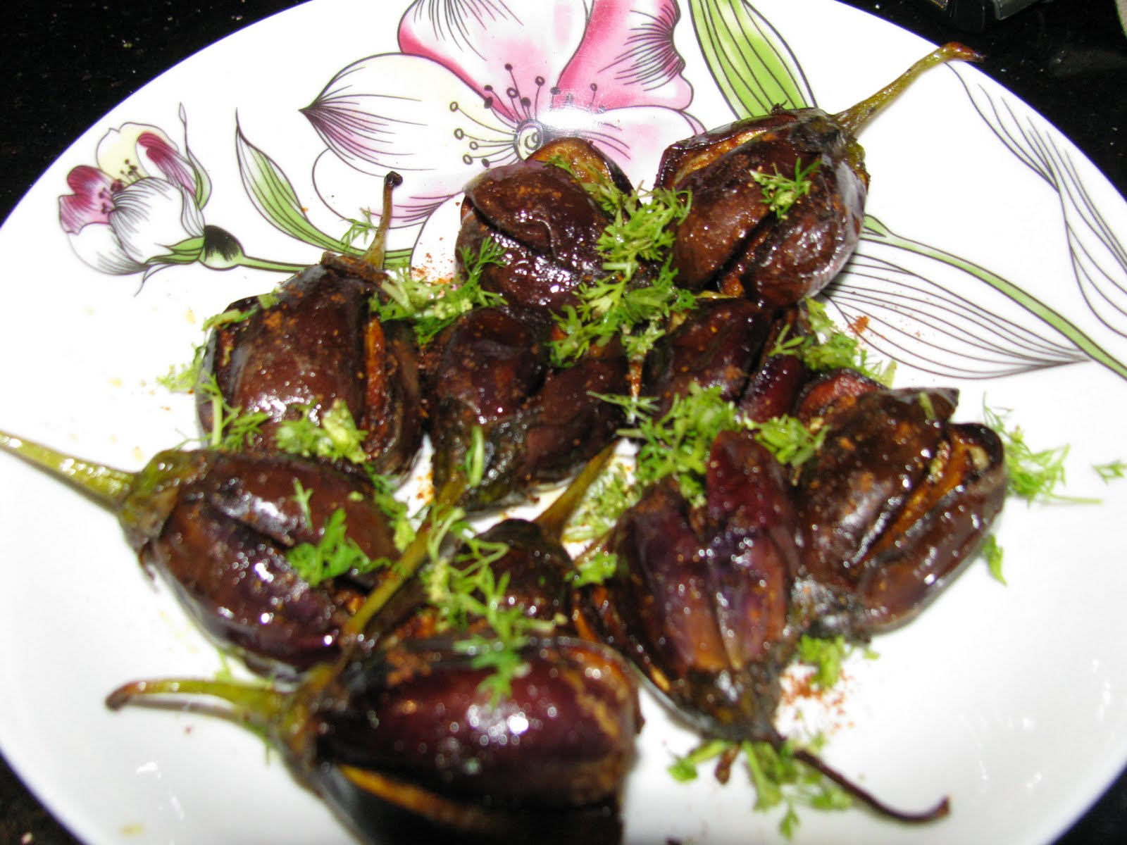 Food Slice: Spicy Baby Brinjal/Eggplant Fry