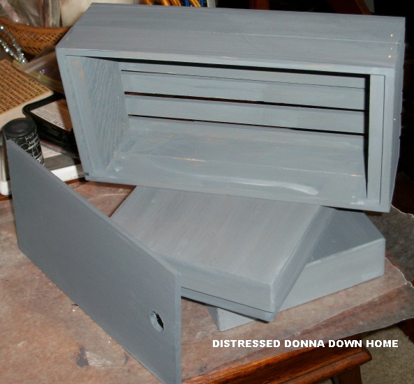 Distressed Donna Down Home: Mixed Media Art Boxes