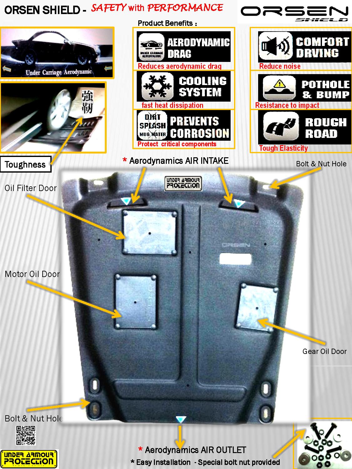 ORSEN SHIELD UNDER ARMOUR PROTECTION