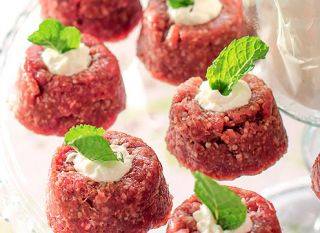 Catarina Quirino Stocco: Mini quibe cru com hortelã e pimenta