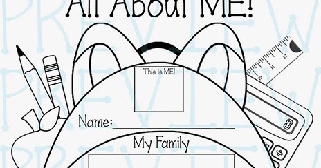 Johnson Creations: All About Me Backpack Posters