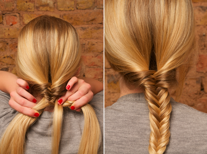 56 to Rivington: Festive Fishtail Braid