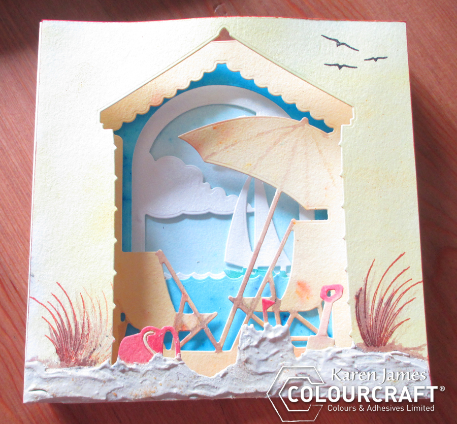 ColourCraft: Summer Shadow Box by Karen