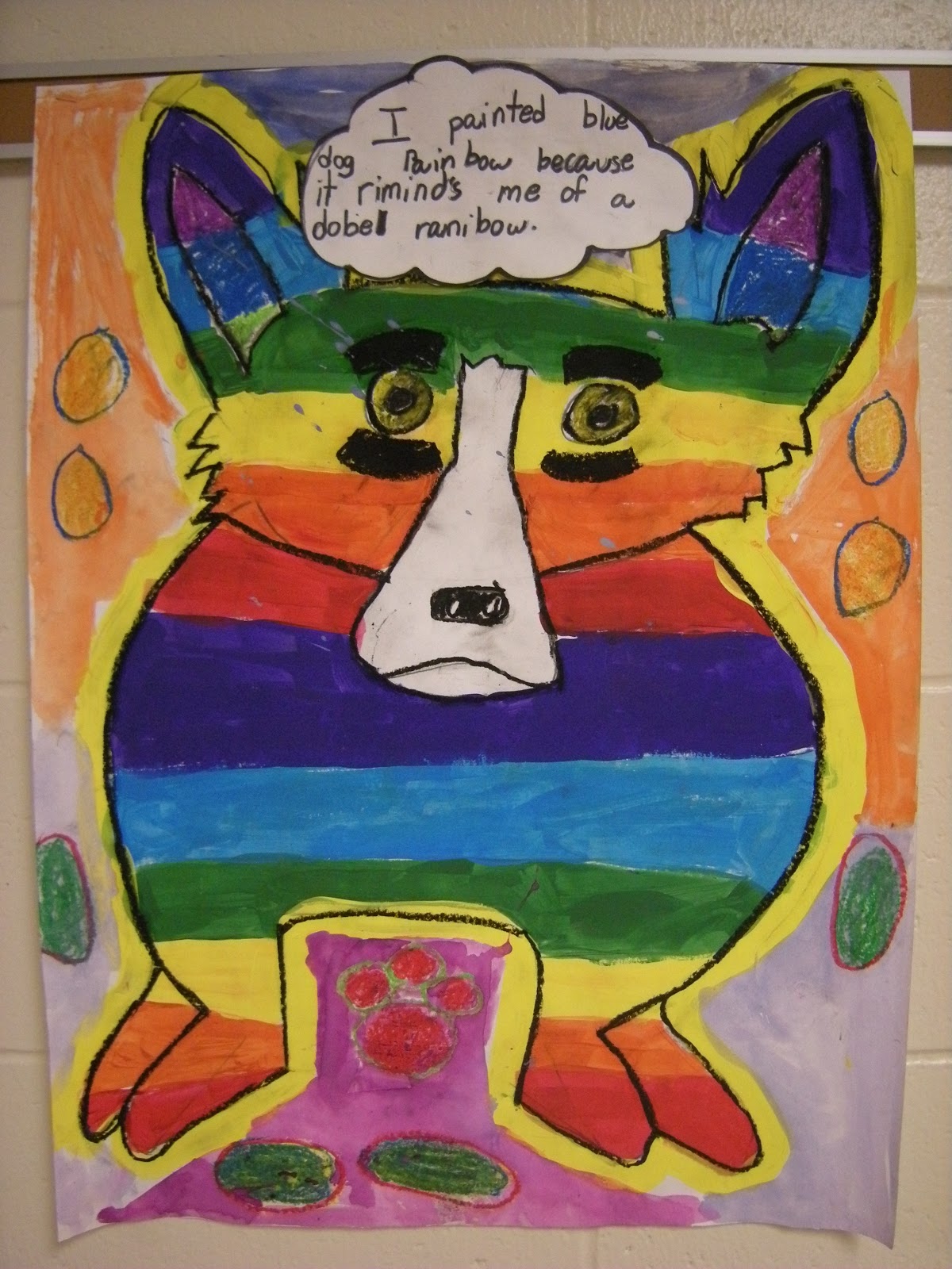 WHAT'S HAPPENING IN THE ART ROOM??: 3rd Grade Blue Dog