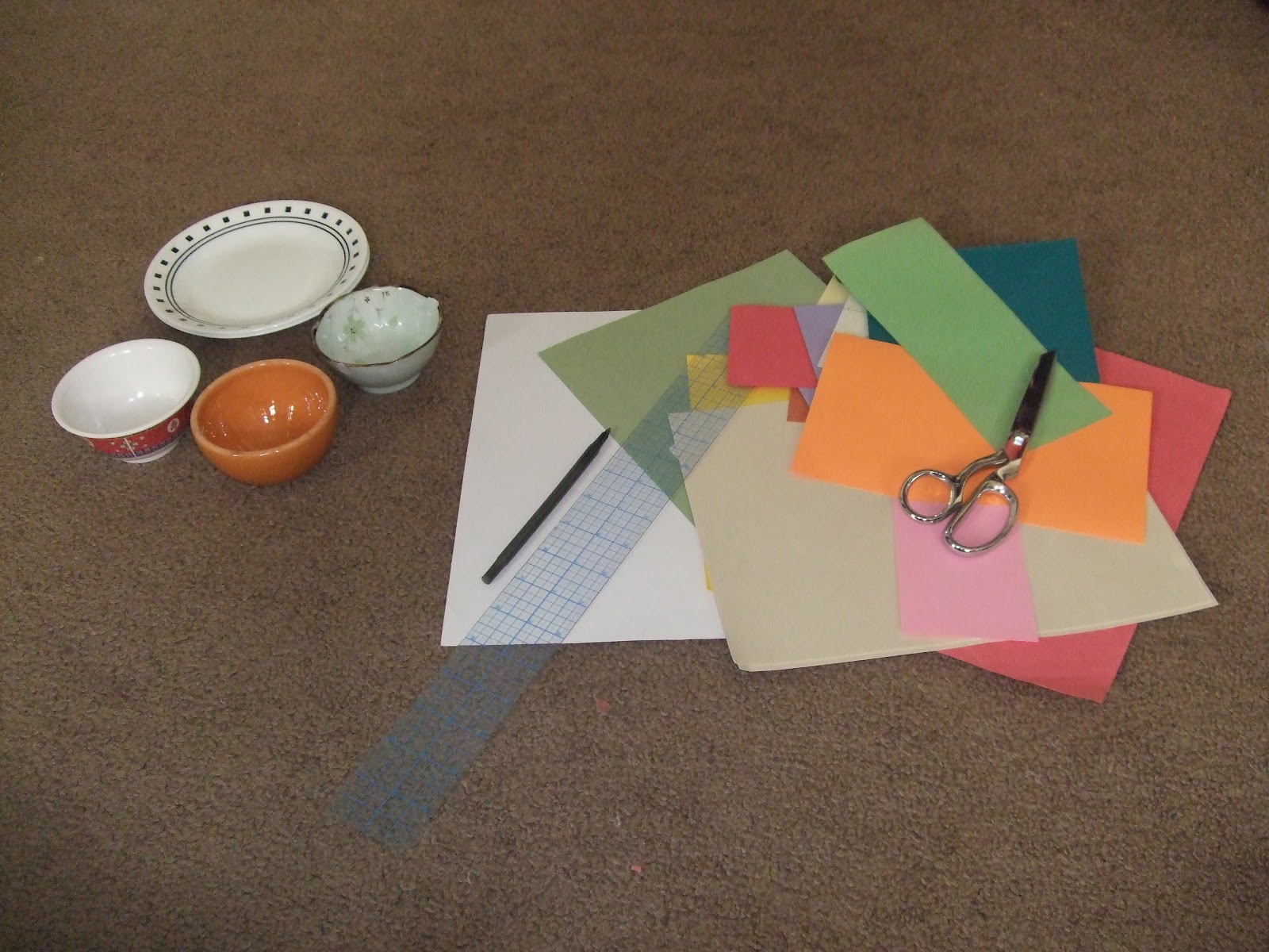 Modern Momcraft: Construction Paper Italian Dinner
