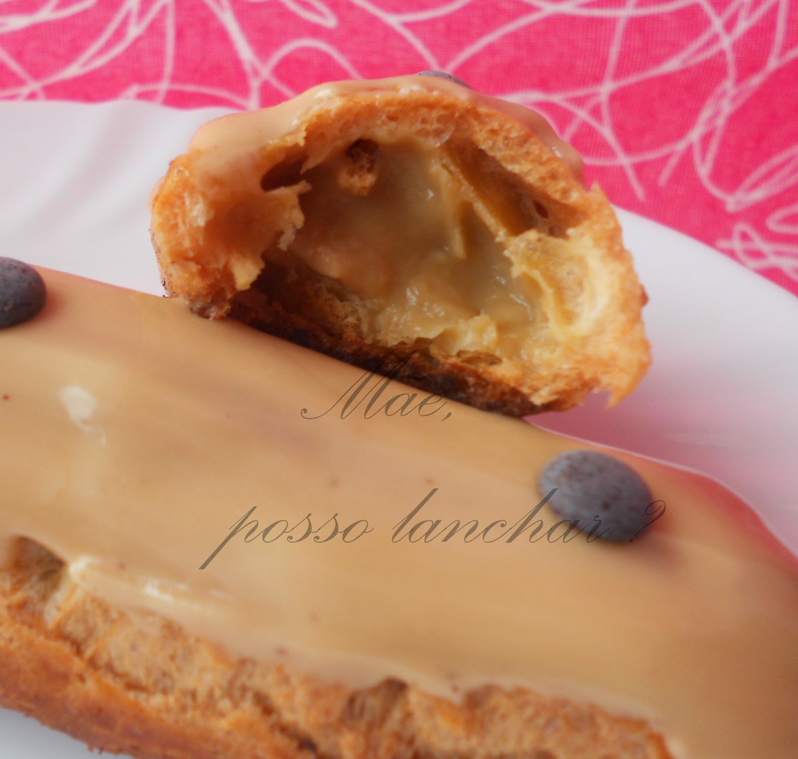 Mãe, posso lanchar? : Eclairs de Café