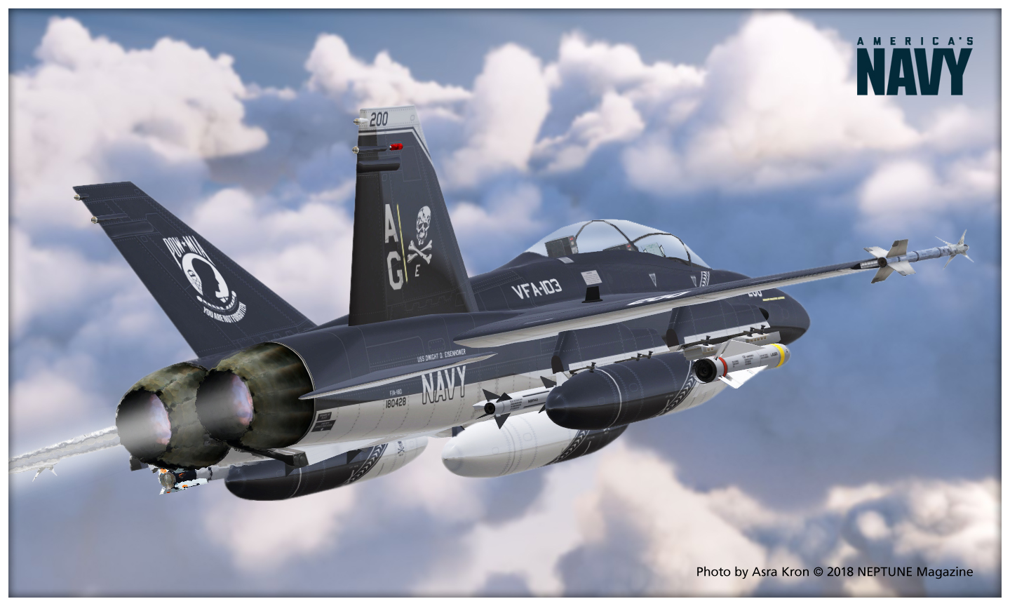 Eight Shades of Blue: US Navy VFA-103 "Jolly Rogers" POW MIA F/A-18D Hornet