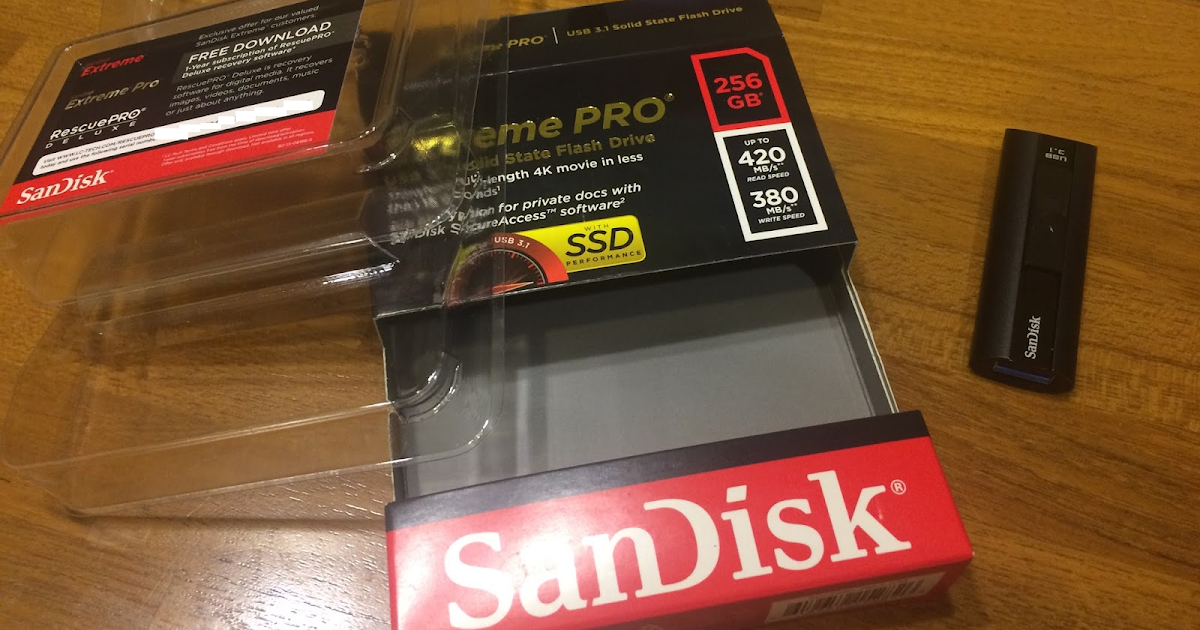 「開箱:D」SanDisk CZ880 256G Extreme Pro USB3.1(gen1) 高速隨身碟 開箱 實測 比較 ...