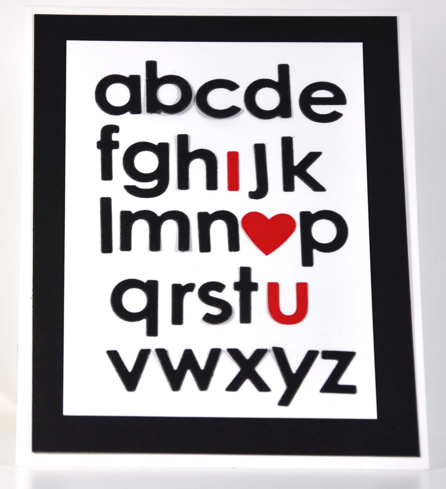 Polka Dot Paperie: Alphabet Valentine