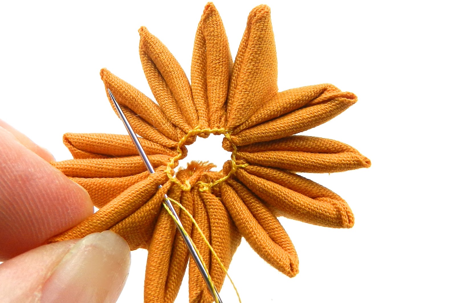 Sewing and Crafting with Sarah: DIY Fabric Flowers Tutorial