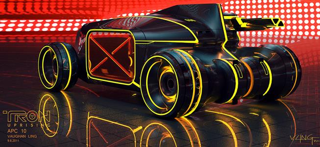 Uêba - O espetáculo visual dos carros da série animada Tron! Tron ...