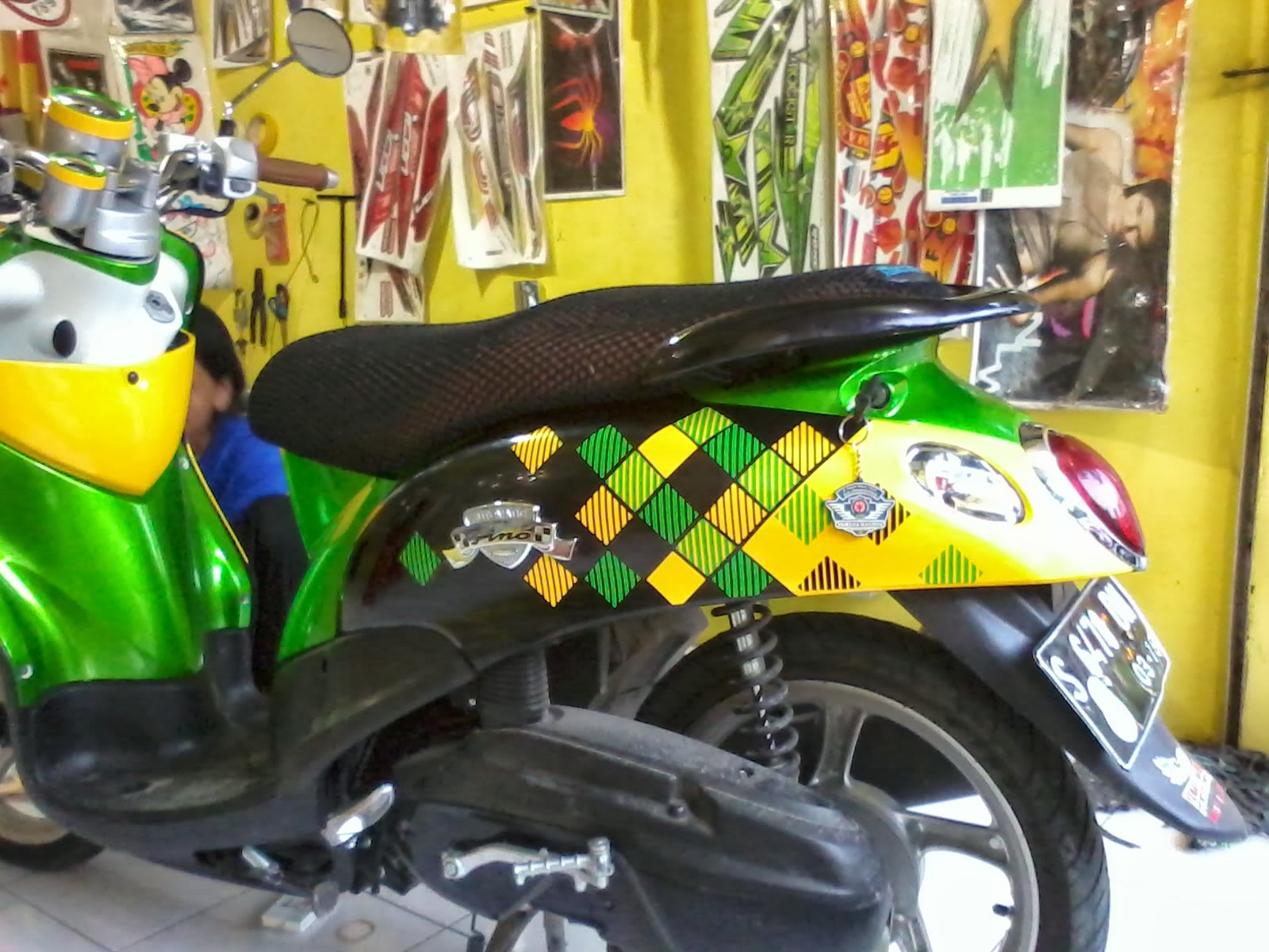 Cutting Sticker Motor Mio Soul Gt | Wallpaper Modifikasi Motor