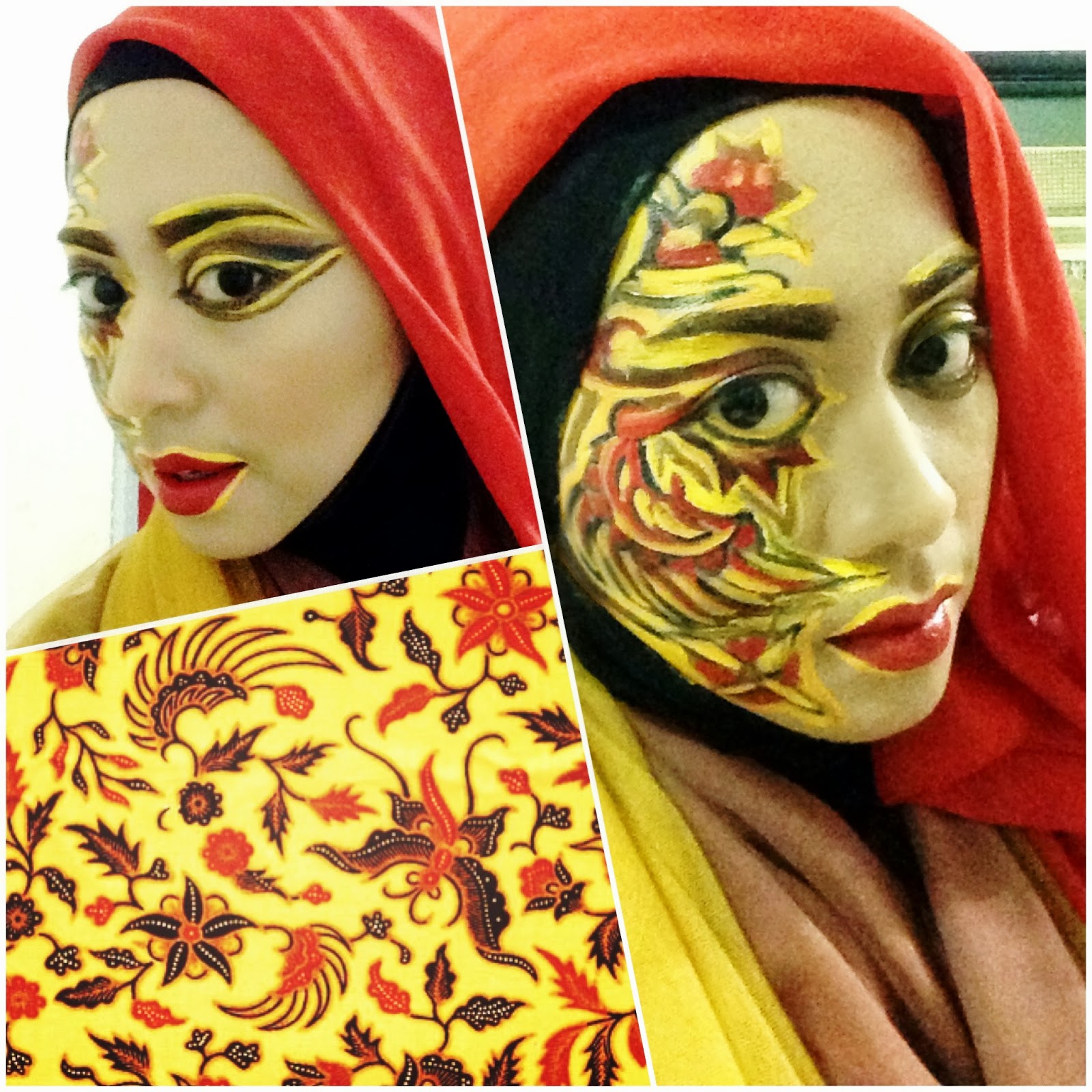 Ini Vindy Yang Ajaib: Kreasi Makeup Unik Dengan Batik