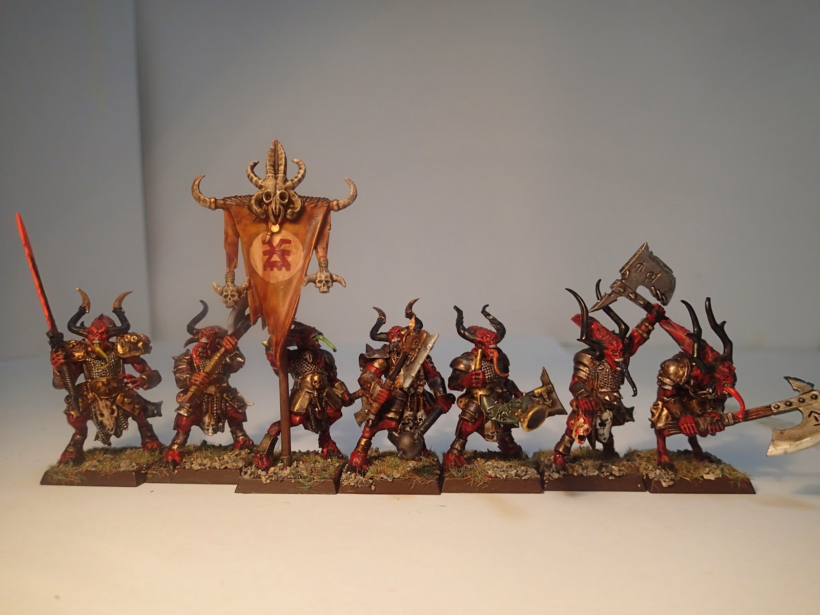 The Greater Army of Khorne: Converted Bloodletters from Beastmen Bestigors