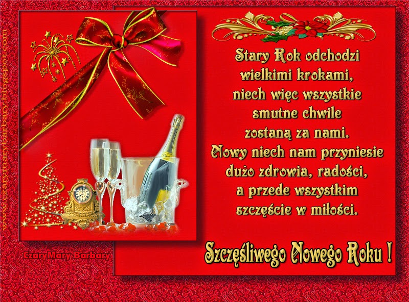 NOWY ROK życzenia i wierszyki