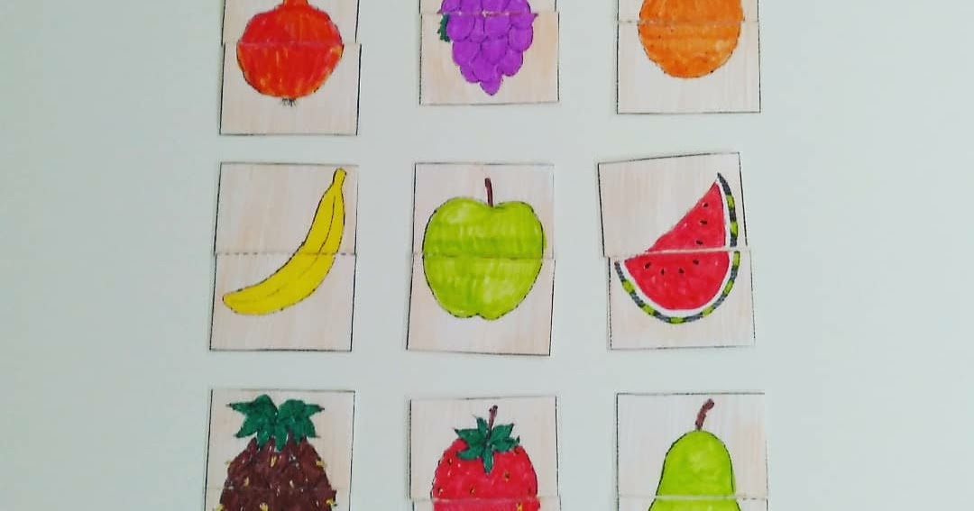 Materiales para Educación Infantil: PUZZLE DE FRUTAS