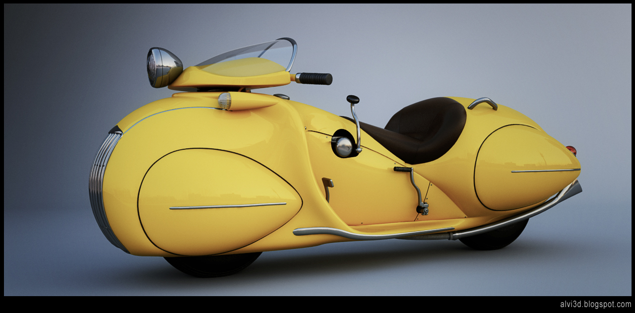 STREAMLINE MOTORBIKE | Alvi JimGo, Diseño 3D en Zaragoza