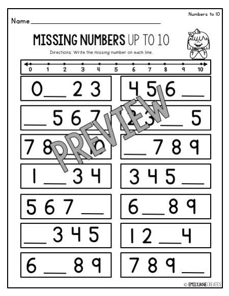 Emily Jane Creates: SEPTEMBER NO PREP LITERACY AND MATH PACKET