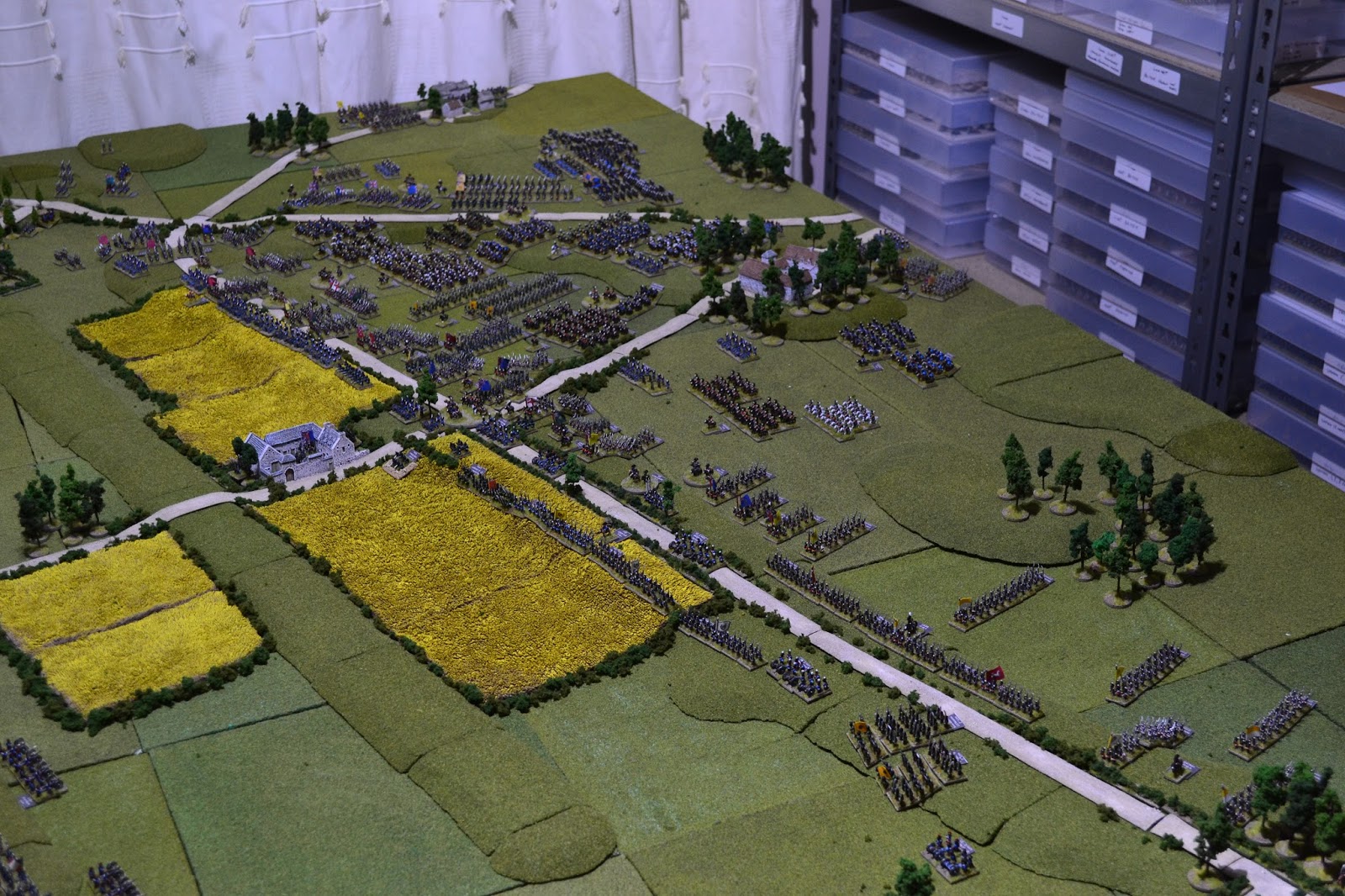 Grymauch's Solo Wargaming Blog : The Battle of Waterloo in 6mm Part 1