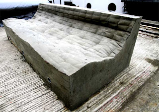CONCRETELY: 898 - Fabric-formed concrete couch