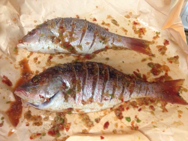 Kari the Cocinera: Pargo Rojo Frito (Fried Red Snapper)