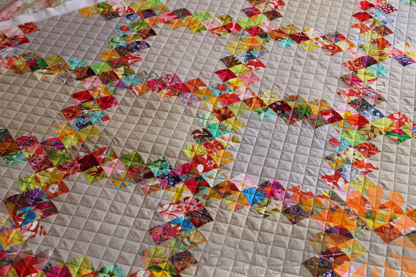 Piece N Quilt: How to: Continuous Line Cross Hatching - On a Long Arm ...