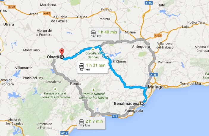 LA CARAVANA 2015: Viaje al Pueblo de Olvera....(Cadíz) Vía Verde de la ...