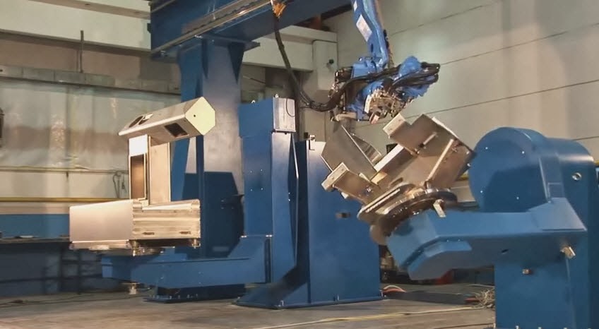 ขั้นตอนการเชื่อมชิ้นงานด้วยระบบหุ่นยนต์Motoman TIG welding robot ...