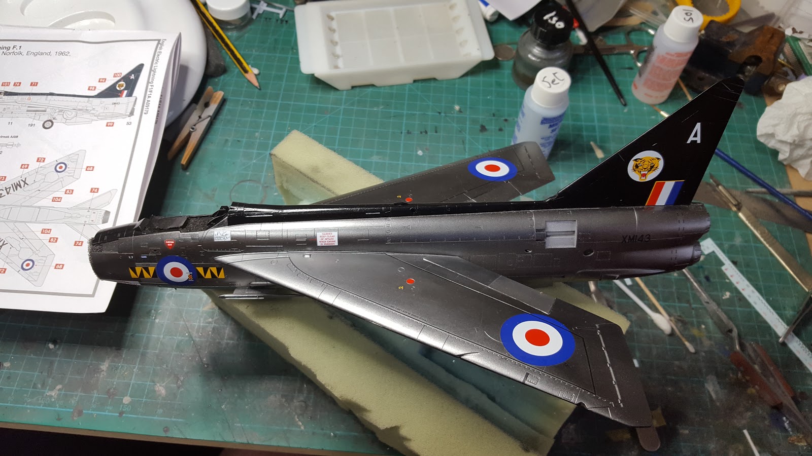 The Mechanics Modelling World: EE Lightning F1 WIP #2