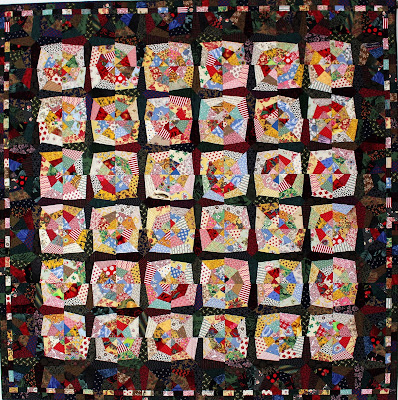 Karen Griska Quilts: Square Web Quilt