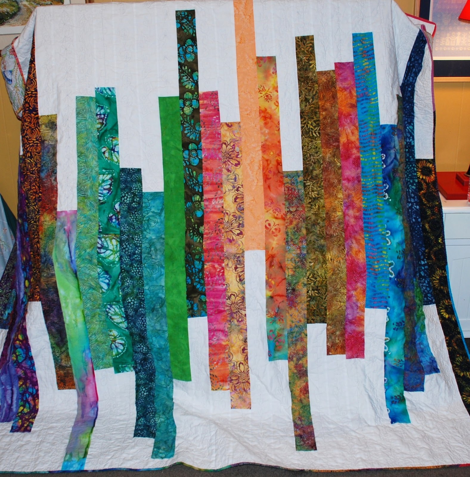 Ladybug Lovelies: Batik Strata Quilt